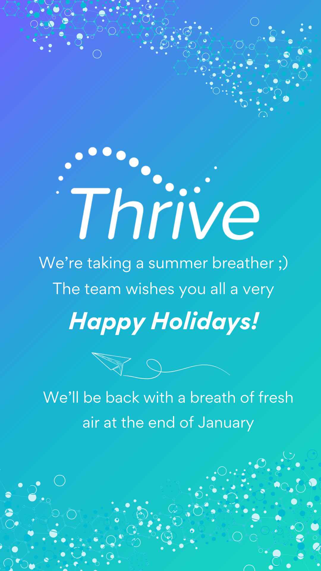 Happy Holidays! - Thrive