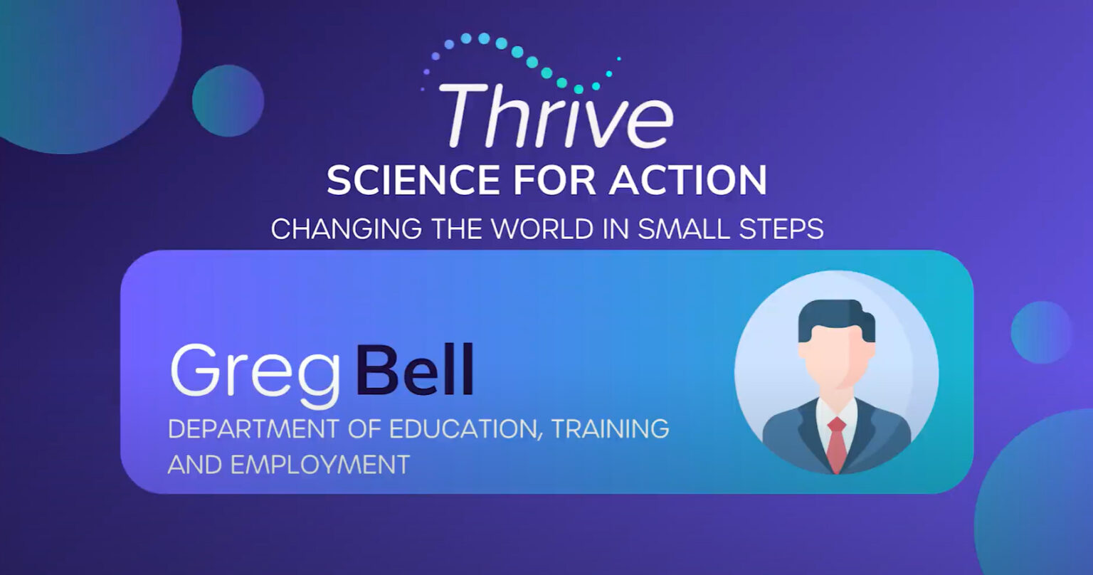 "Science for Action: Changing the world in small steps" with Greg Bell ...